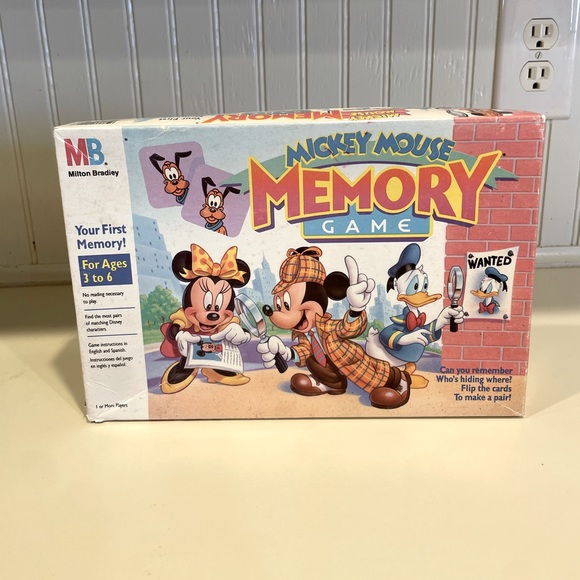 Disney | Games | Disney Milton Bradley Mickey Mouse Memory Board Game ...